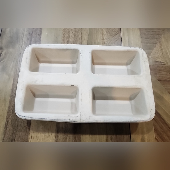 The Pampered Chef | Kitchen | The Pampered Chef Cream Stoneware Mini ...